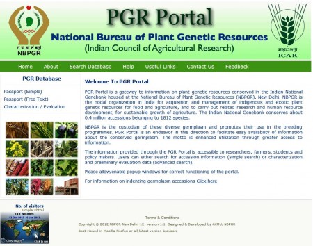 India gets its PGR data online – Agricultural Biodiversity Weblog