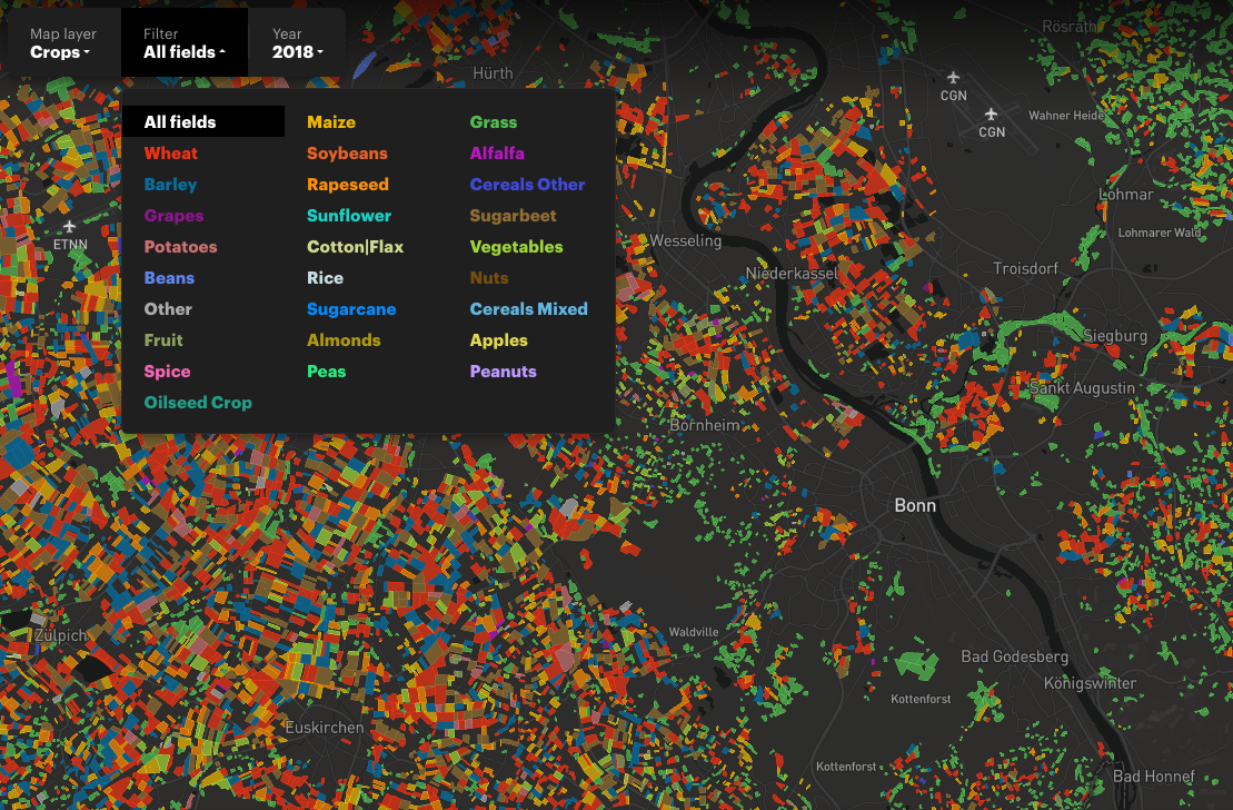Mapping crops, field by field – Agricultural Biodiversity Weblog